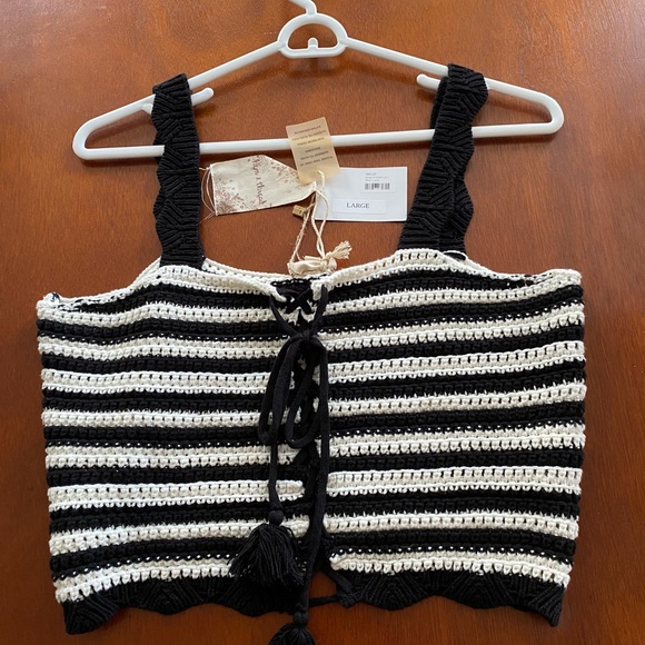 Hem & Thread | Tops | Hem And Thread Crochet Crop Top | Poshmark